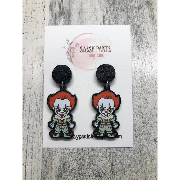 sassy pants | Jewelry | Horror Movie It Pennywise Clown Earrings New | Poshmark